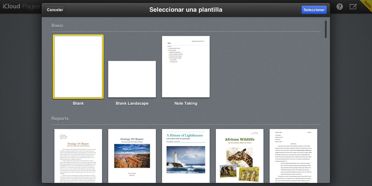 Apple actualiza iWork para iCloud Beta con nuevas características ...