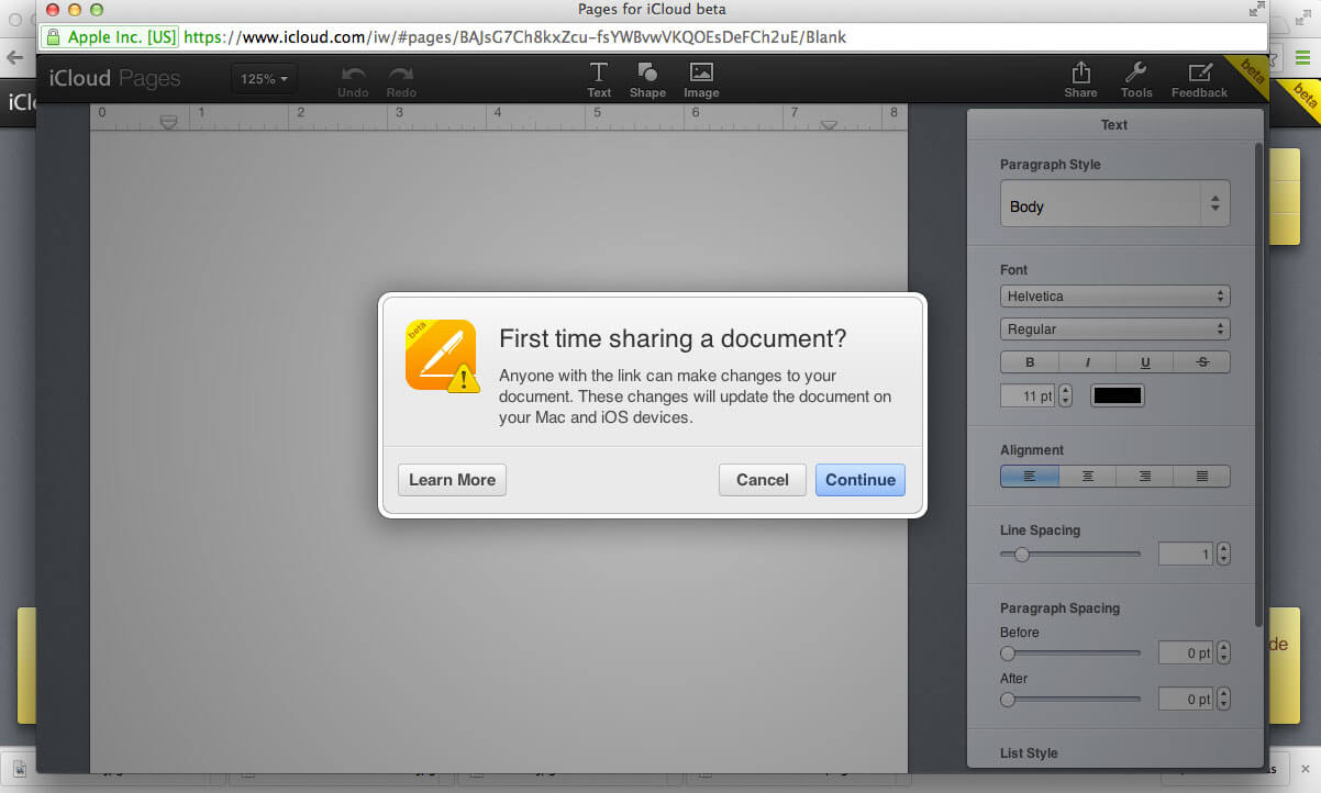 Apple actualiza iWork para iCloud Beta con nuevas características ...