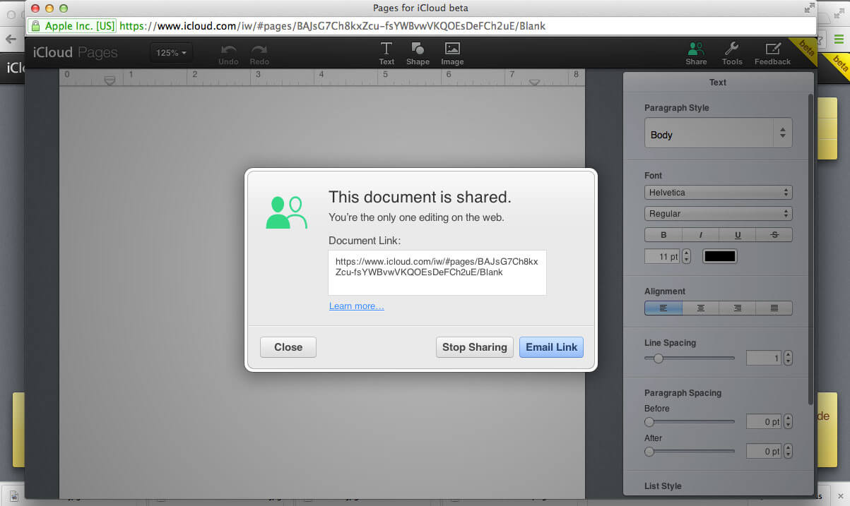 Apple actualiza iWork para iCloud Beta con nuevas características ...