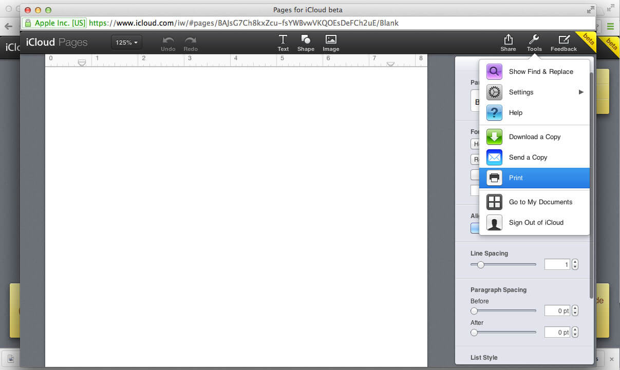 Apple actualiza iWork para iCloud Beta con nuevas características ...