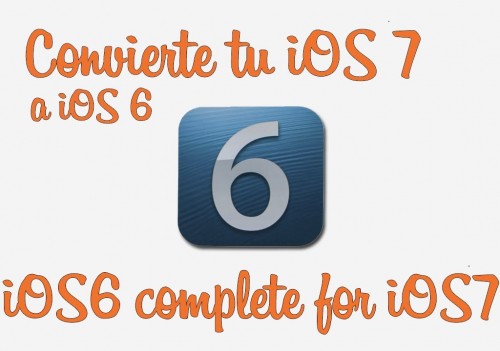 Cambia los iconos de las apps nativas de iOS 7 a iOS 6 • iPhoneate - iNeate