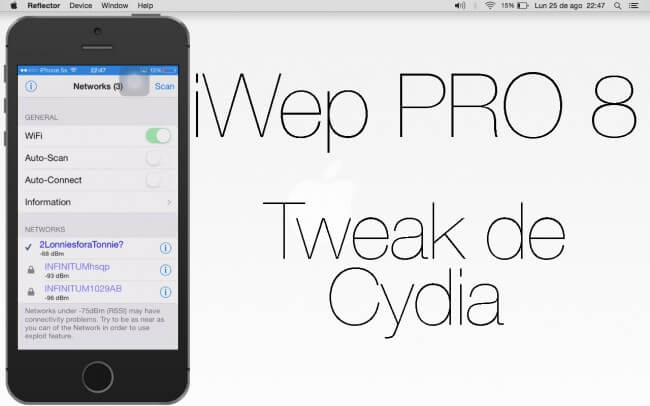 Hackea redes Wi-fi con iWep Pro 8