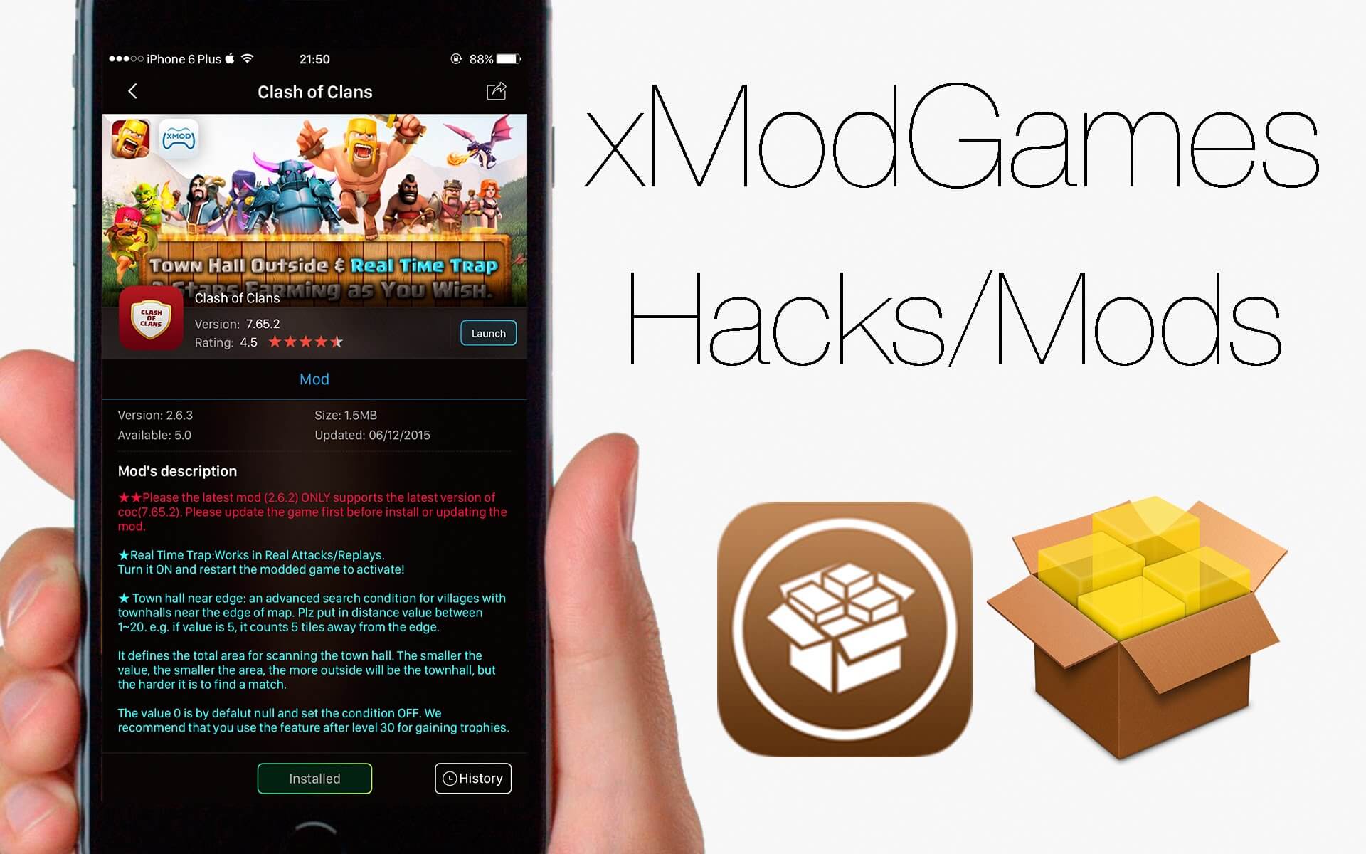 xModGames modifica juegos como Clash of Clans entre otros