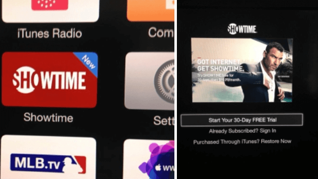 Showtime ya está disponible para el Apple Tv