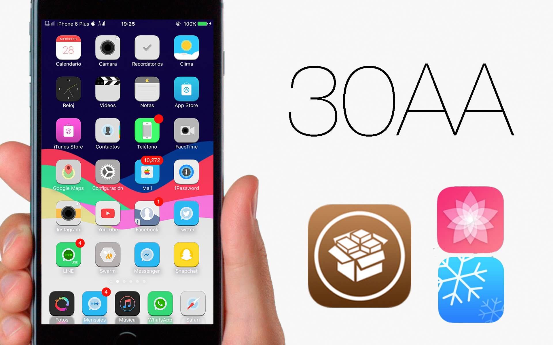 30AA: Increíble tema para nuestro iDevice