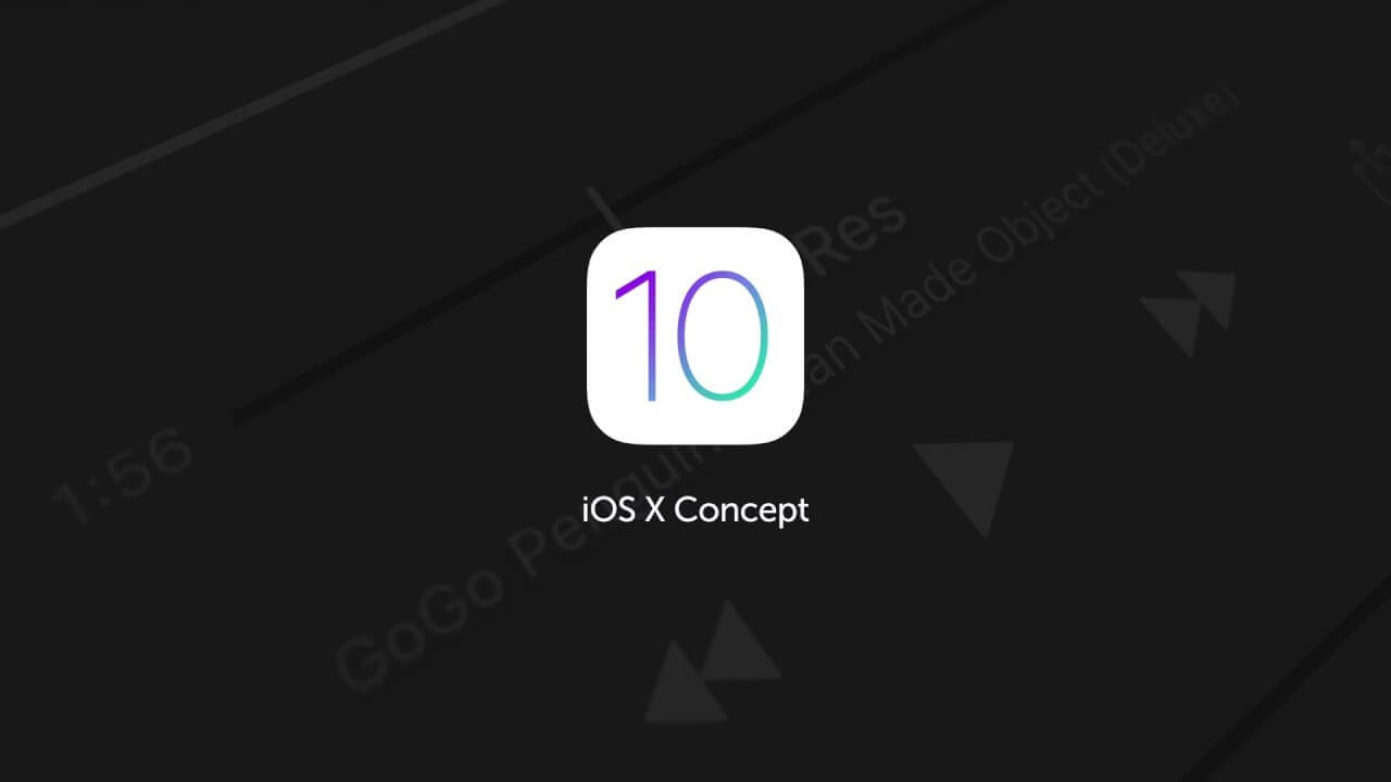 iOS 10 - Nuevo concepto con 3D Touch en un Avanzado Centro de Control