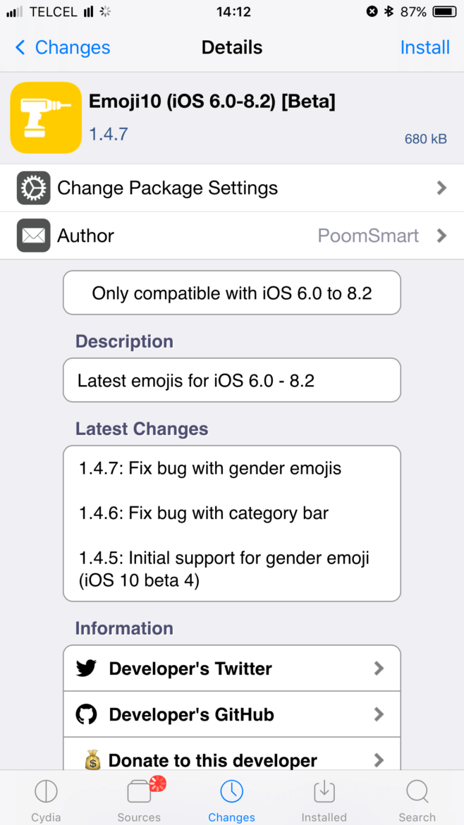 Nuevos de Emojis de iOS 10 en versiones anteriores