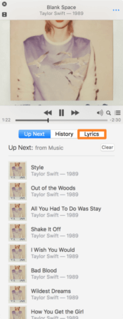Cómo ver las letras de las canciones en Apple Music en una Mac ...
