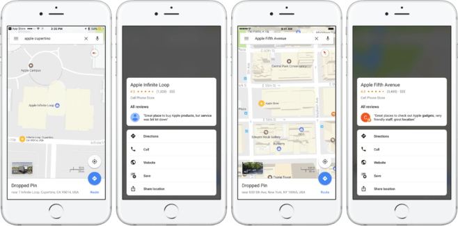 Google actualiza "Maps" para iOS y ahora brinda más soporte 3D Touch ...
