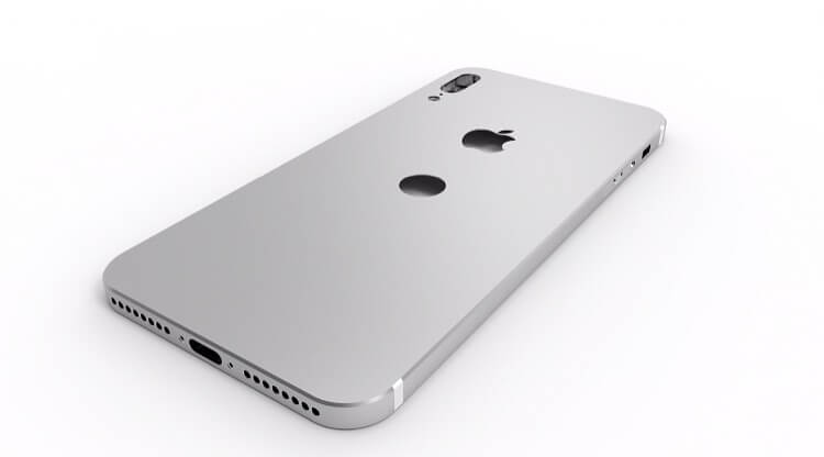 Se filtra un Render del iPhone 8 donde se muestra la parte trasera