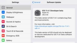 Apple lanza primera beta de iOS 11.4.1 para desarrolladores