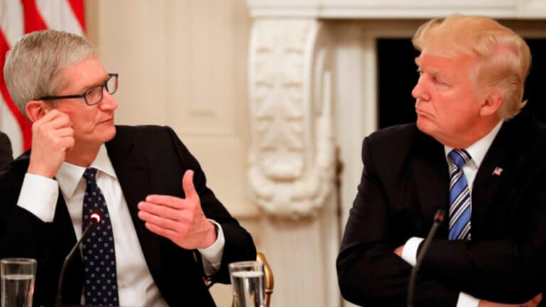 Tim Cook revela detalles sobre reunión privada con Donald Trump