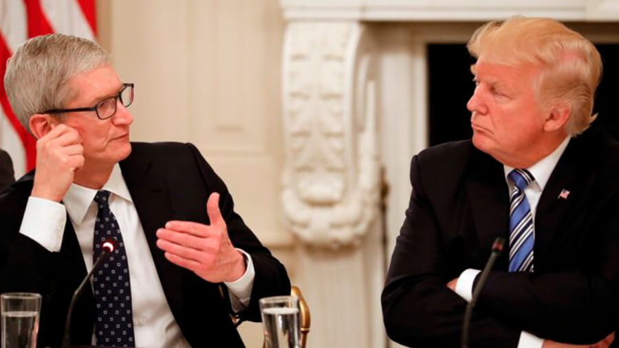 Tim Cook revela detalles sobre reunión privada con Donald Trump