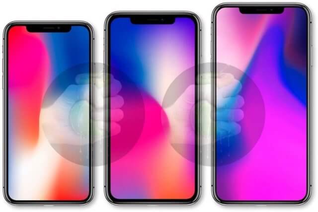 Esquemas y Renderizaciones que representan la línea de iPhones 2018 de ...