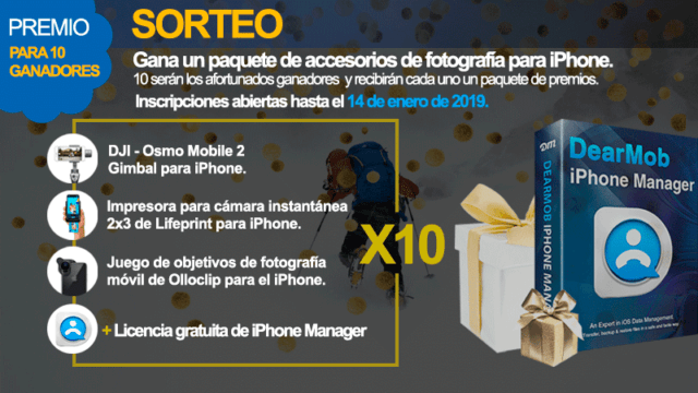 DearMob iPhone Manager: Administra fotos y datos de tu iPhone en Mac